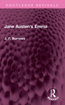 Jane Austen's Emma: J. F. Burrows: 9781032379654: hive.co.uk