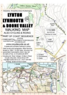 Lynton Lynmouth & Doone Valley Walking Map: Mike Harrison ...