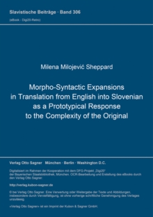 Morpho-Syntactic Expansions in Translation from English into Slovenian ...