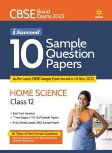 CBSE Board Exam 2023 I Succeed 10 Sample Question Paper HOME SCIENCE ...