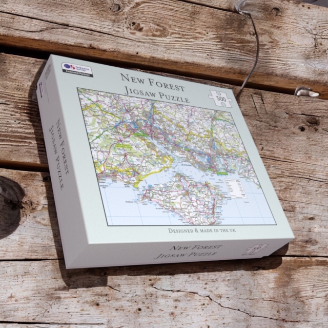 OS Map 500 Piece Premium Jigsaw Puzzle - New Forest National Park ...