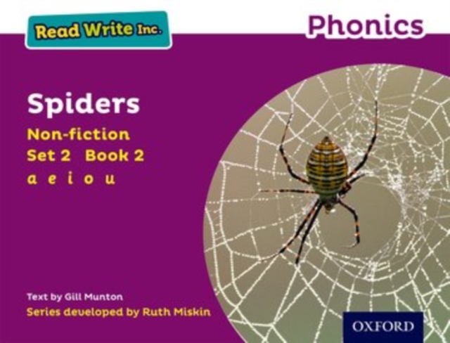 Read Write Inc. Phonics: Spiders (Purple Set 2 Non-fiction 2): Gill ...