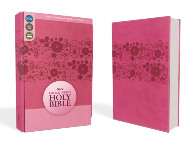 NIrV, Holy Bible, Large Print, Leathersoft, Pink: Zondervan Publishing ...