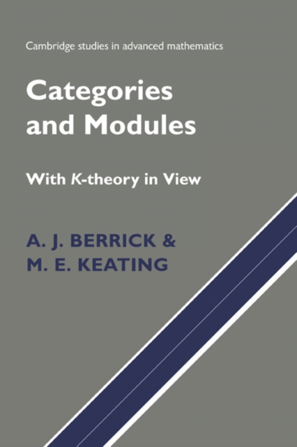 Categories and Modules with K-Theory in View: A. J. (National ...