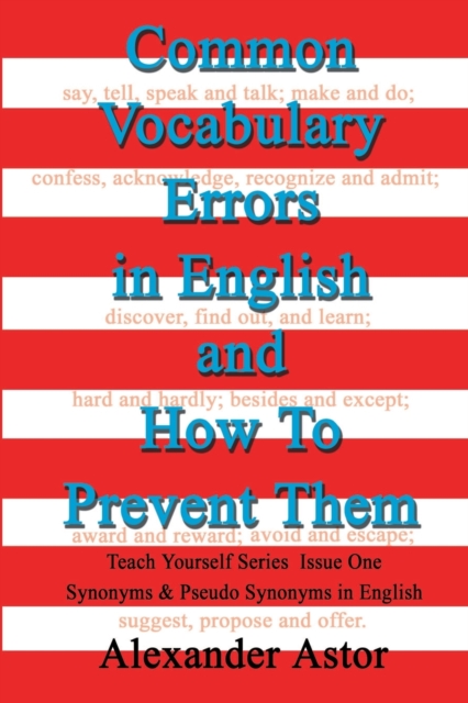 Common Vocabulary Errors in English and How to Prevent Them : Teach ...