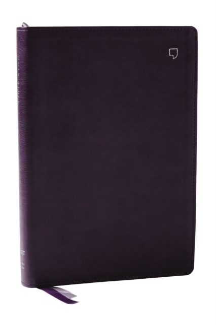 NET Bible, Large Print Thinline with Cross References, Purple ...
