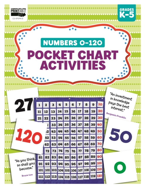 Numbers 0-120 Pocket Chart Activities: Carson Dellosa Education ...