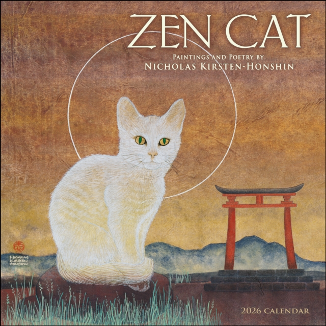 Zen Cat 2026 Wall Calendar : Paintings and Poetry by Nicholas Kirsten ...