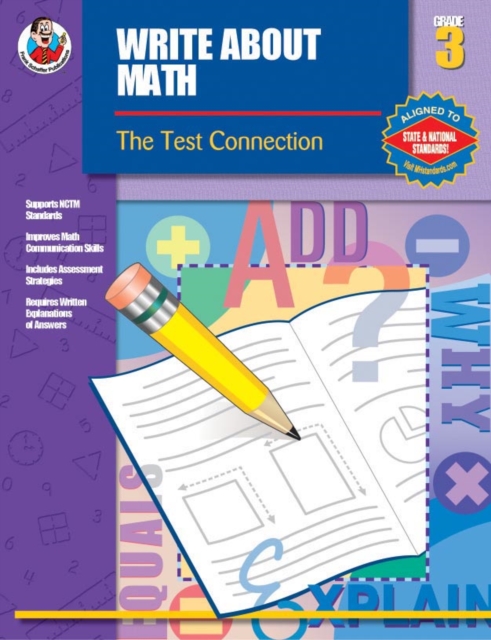 The Write About Math, Grade 3 : The Test Connection: : 9781624421099 ...