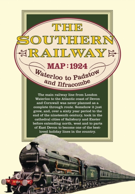 Southern Railway Route Map : From London to Ilfracombe and Padstow ...