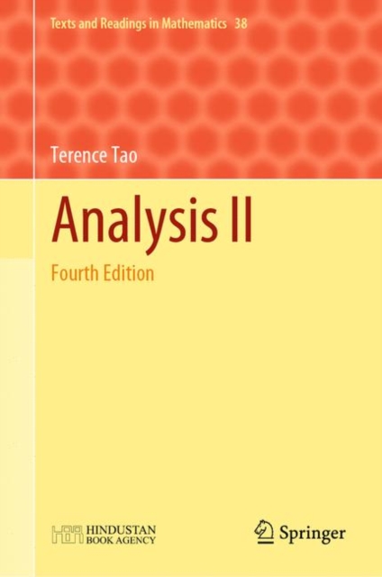 Analysis II : Fourth Edition: Terence Tao: 9789811972843: hive.co.uk